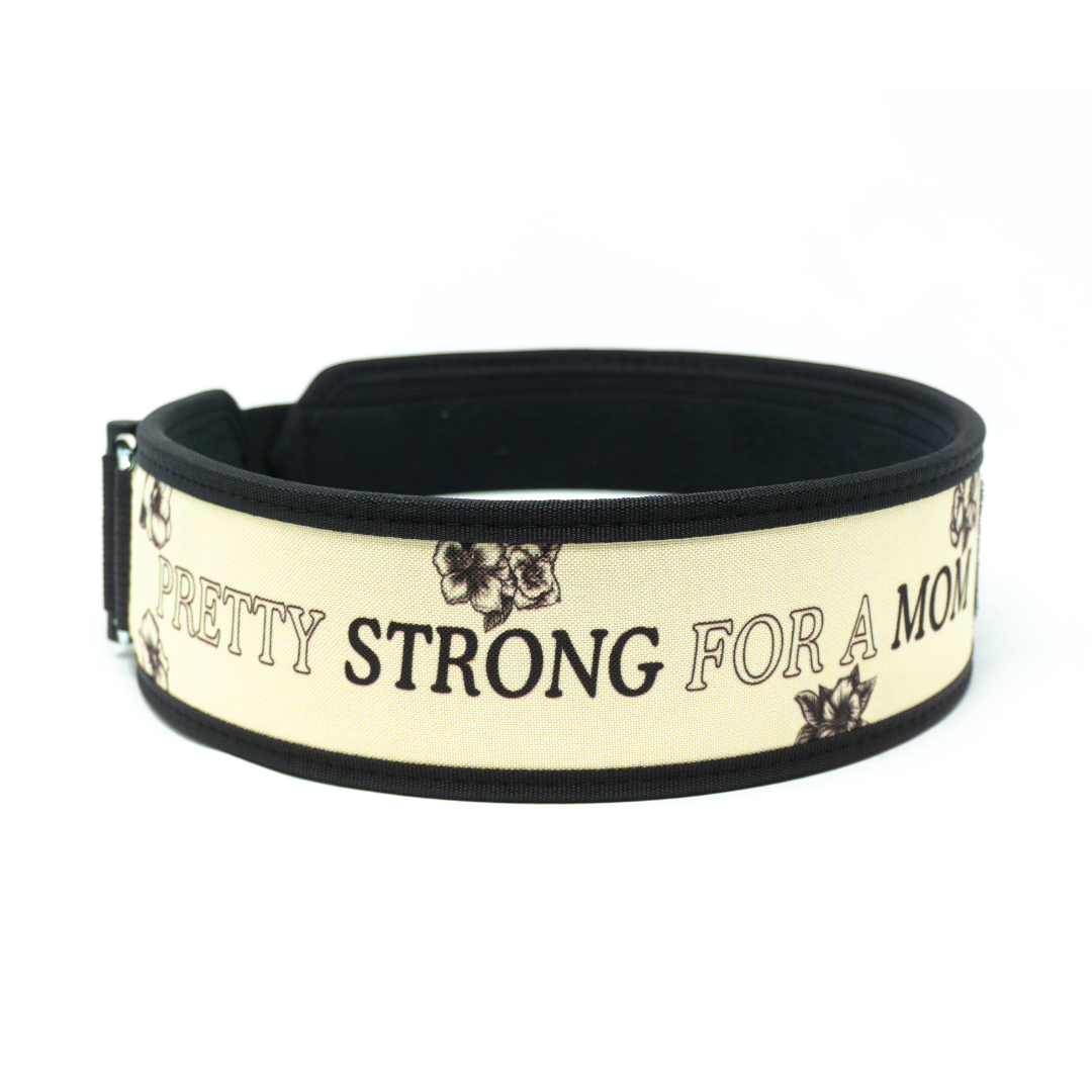 3" Petite Pretty Strong for a Mom by Arielle Loewen Weightlifting Belt