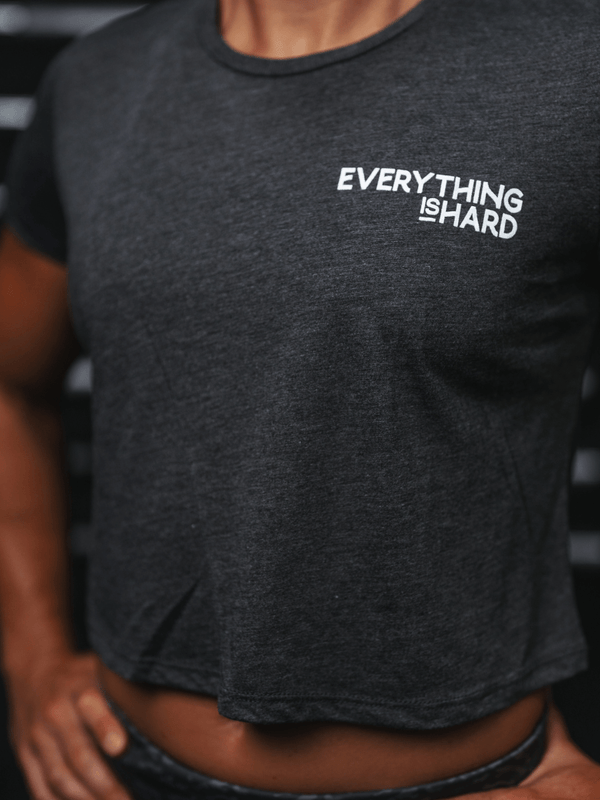 Everything Is Hard Crop Top - 2POOD