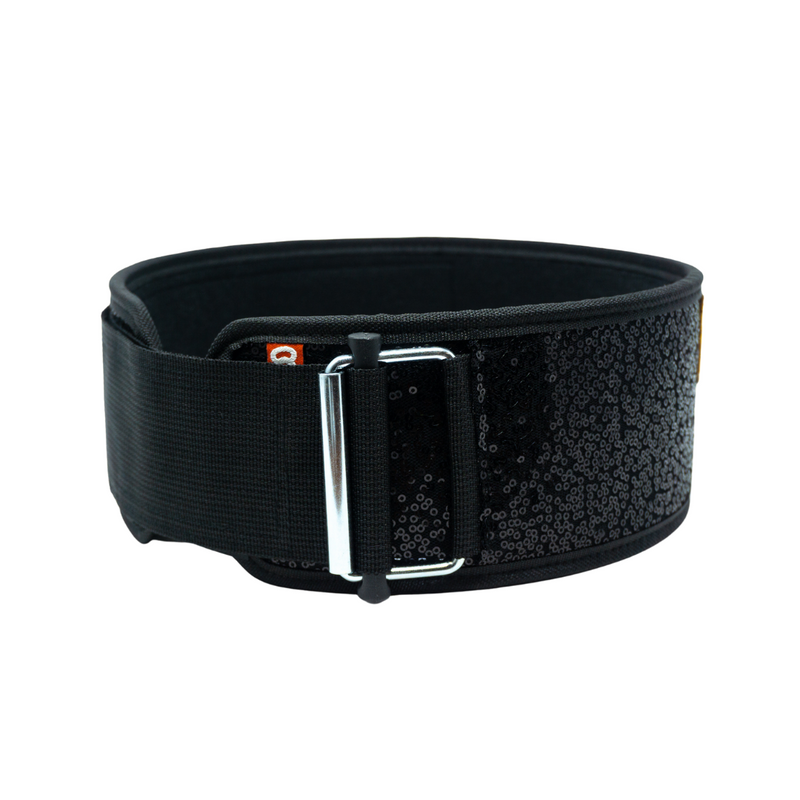 Black Magic (Sparkle) 4" Weightlifting Belt