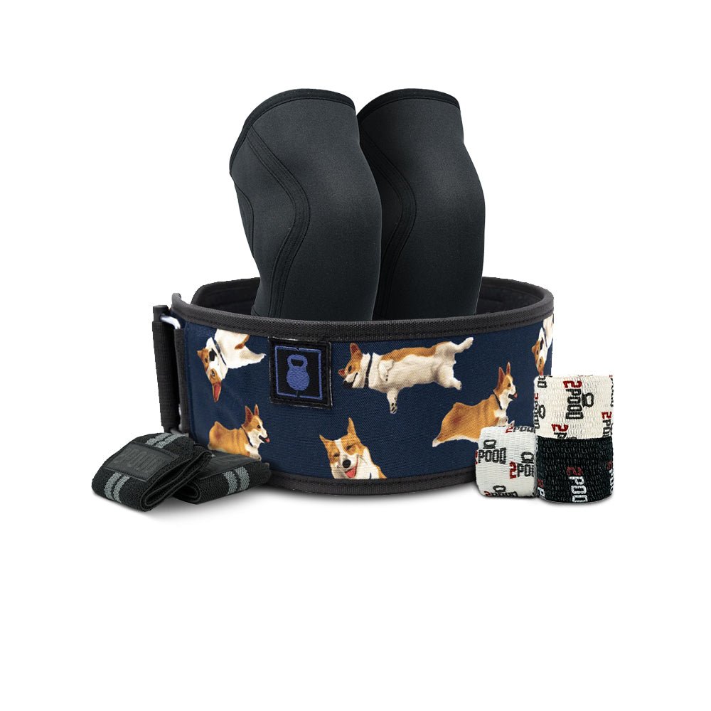 4" Winston the Corgi 2.0 Belt Lifting Bundle